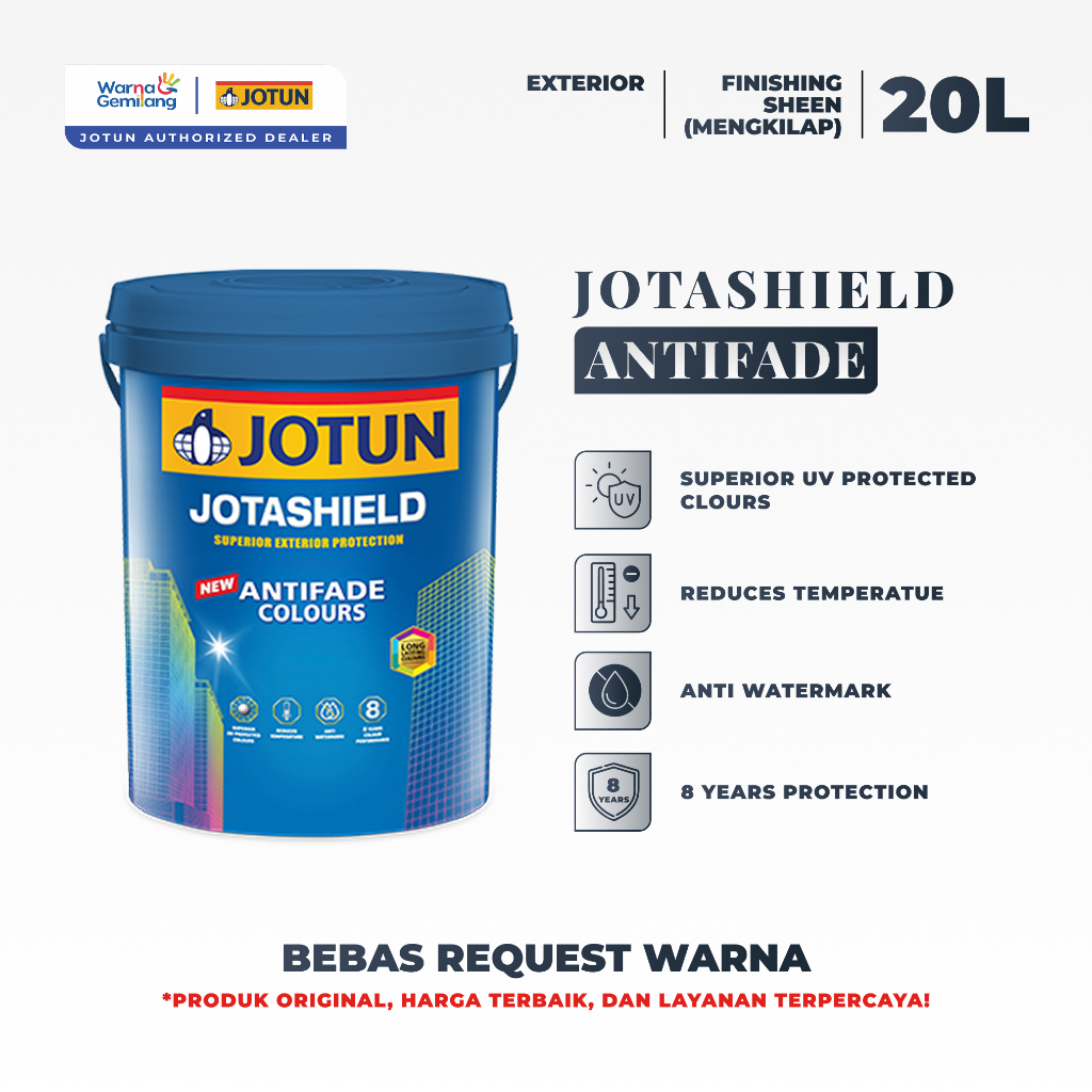 Jual Jotun Jotashield Antifade Colours 20L | Cat Dinding Exterior ...