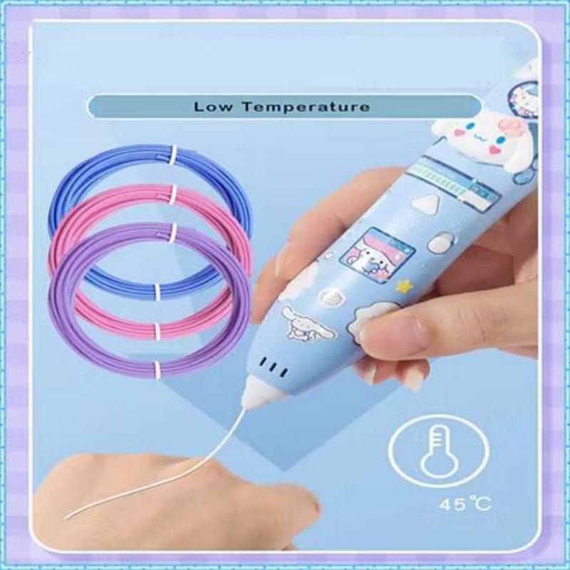 Jual READY STOCK 3D Pen Pena Printer Cetak 3D Hello Kitty, Kuromi ...