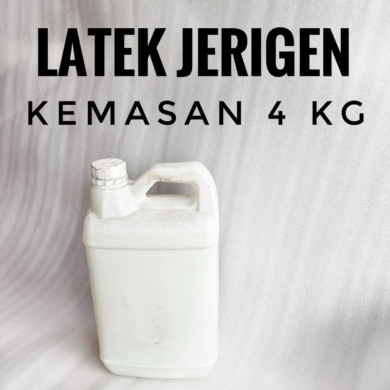 Jual LATEX CAIR 60% LATEK PEKAT PRODUSEN LEM LATEX CAIR KEMASAN 4 KG ...