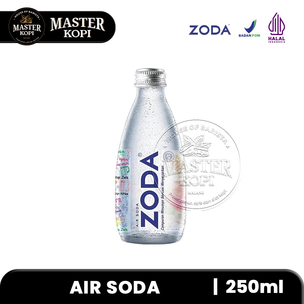 Jual Air soda zoda / Zoda One way Bottle Botol Kaca 250ml | Shopee Indonesia