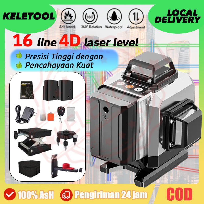 Jual 16 line laser taffware laser level 4d 16 line Laser Level ...