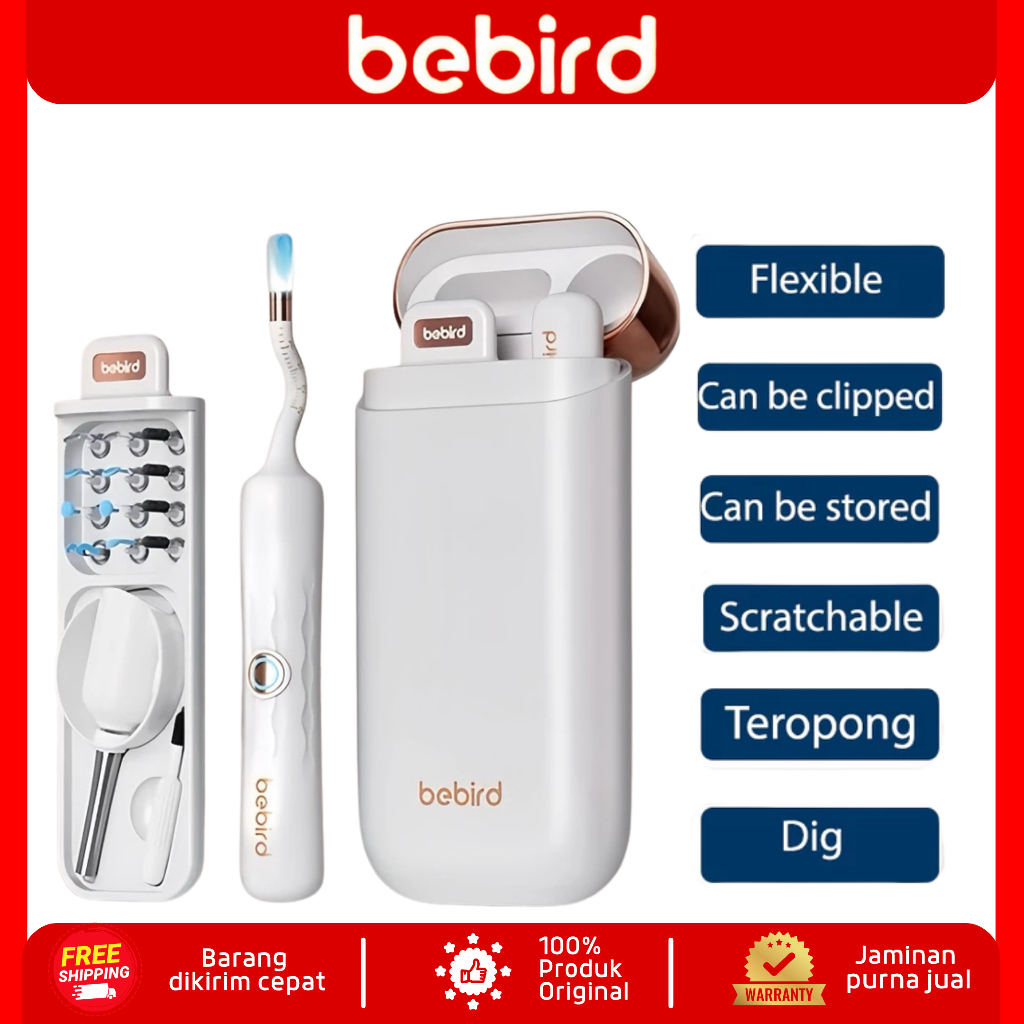 Jual Bebird 3 Plus - Kamera Pembersih Telinga Cerdas, Desain Ular ...