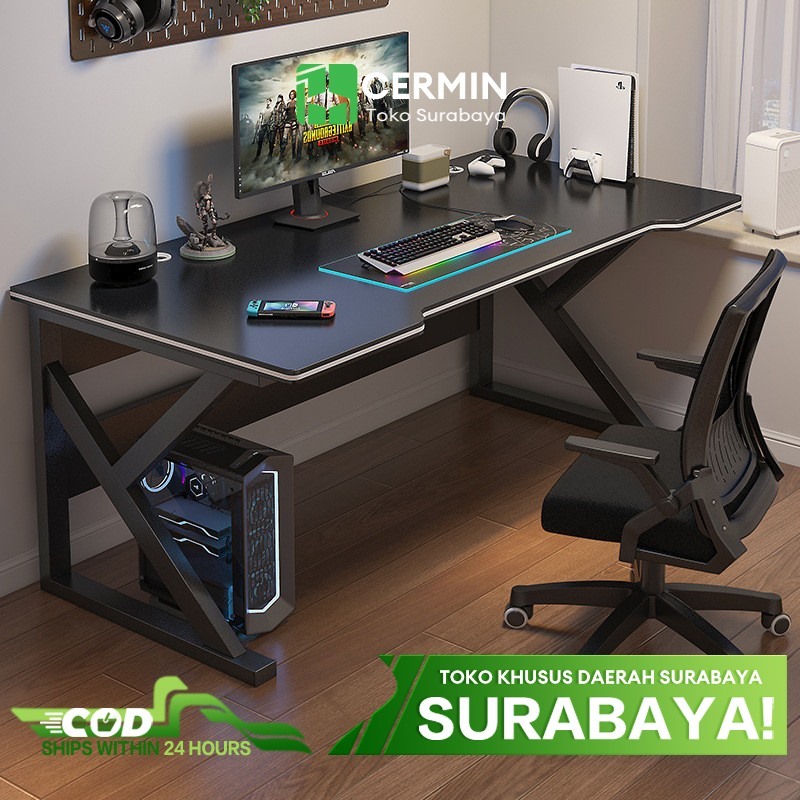 Jual Pengiriman Dari Surabaya---Meja Gaming Minimalis Meja Belajar Meja ...
