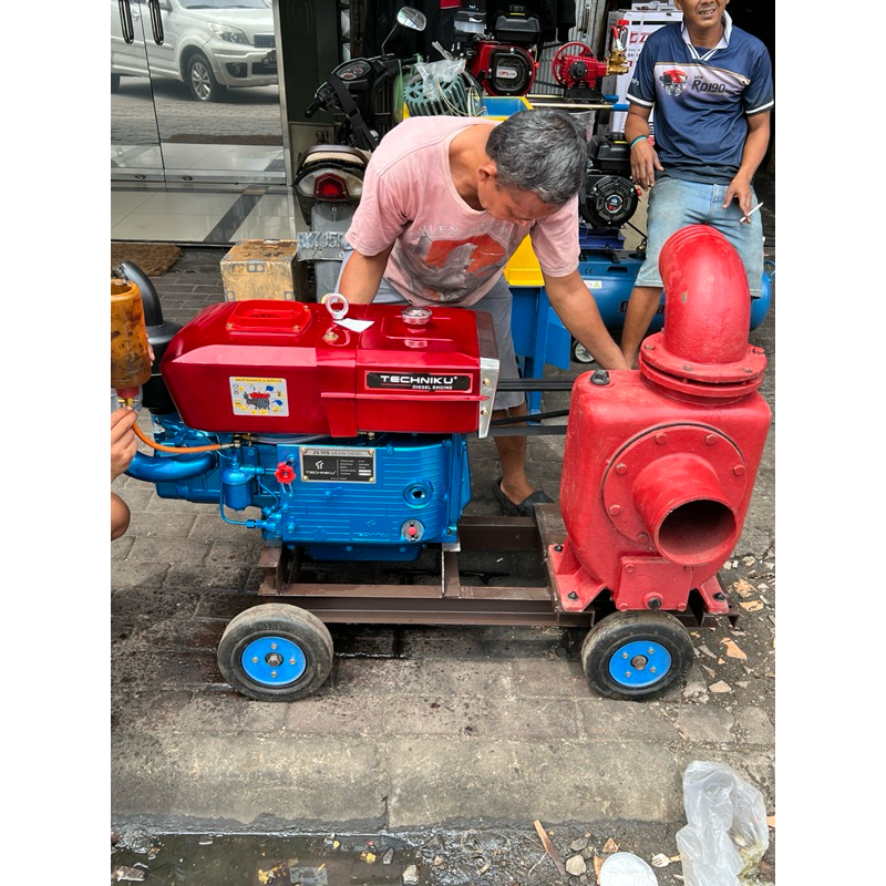 Jual MESIN POMPA AIR IRIGASI SAWAH BANJIR 6INCI NS 150 COMPLETE MESIN ...