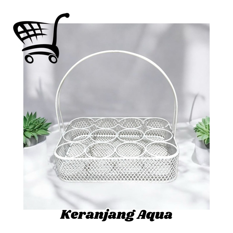 Jual Keranjang Air Minum Aqua / Tempat Aqua Gelas / Rak Aqua Tempat ...