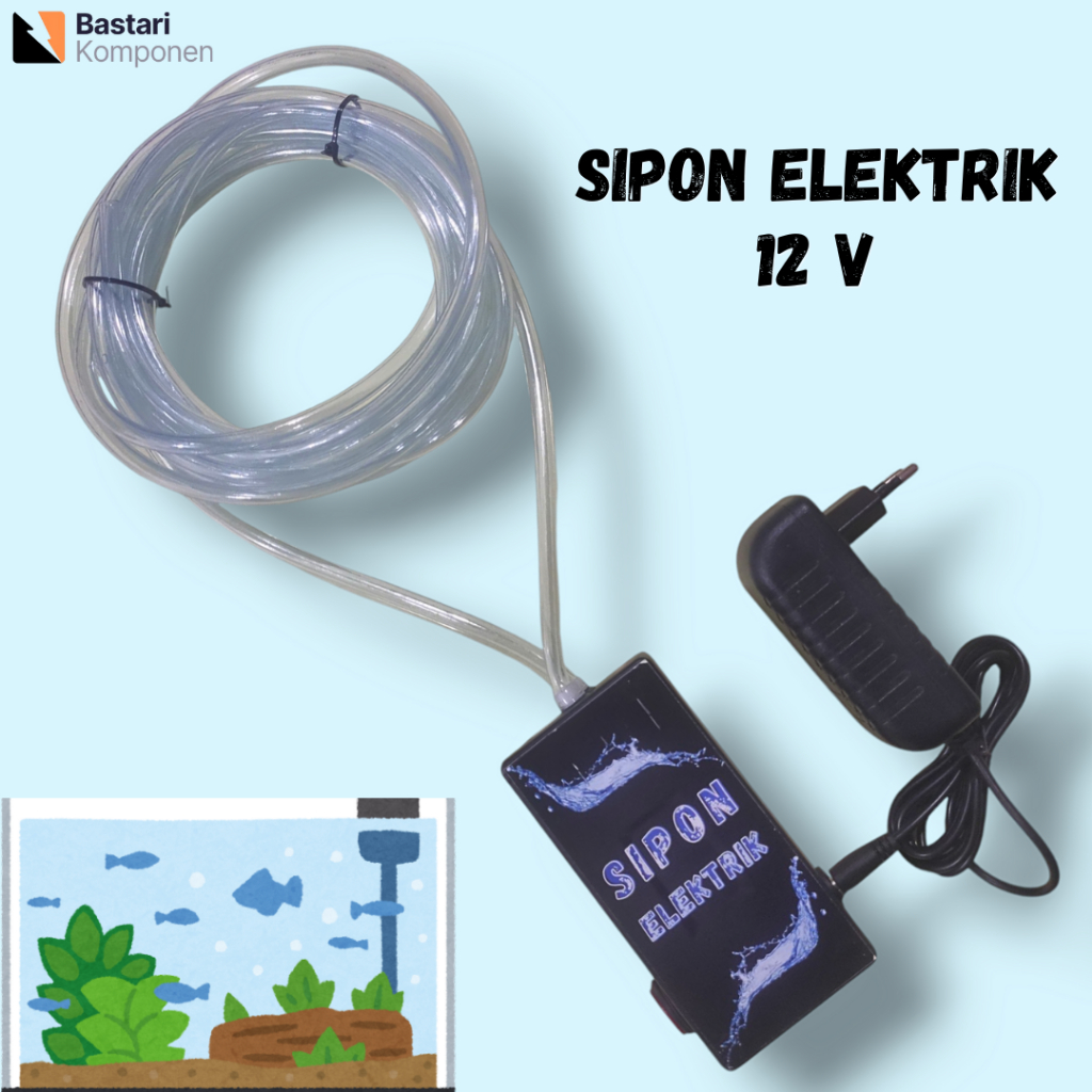 Jual Sipon Elektrik 12 v Penguras dan Pengisi Air Aquarium | Shopee ...