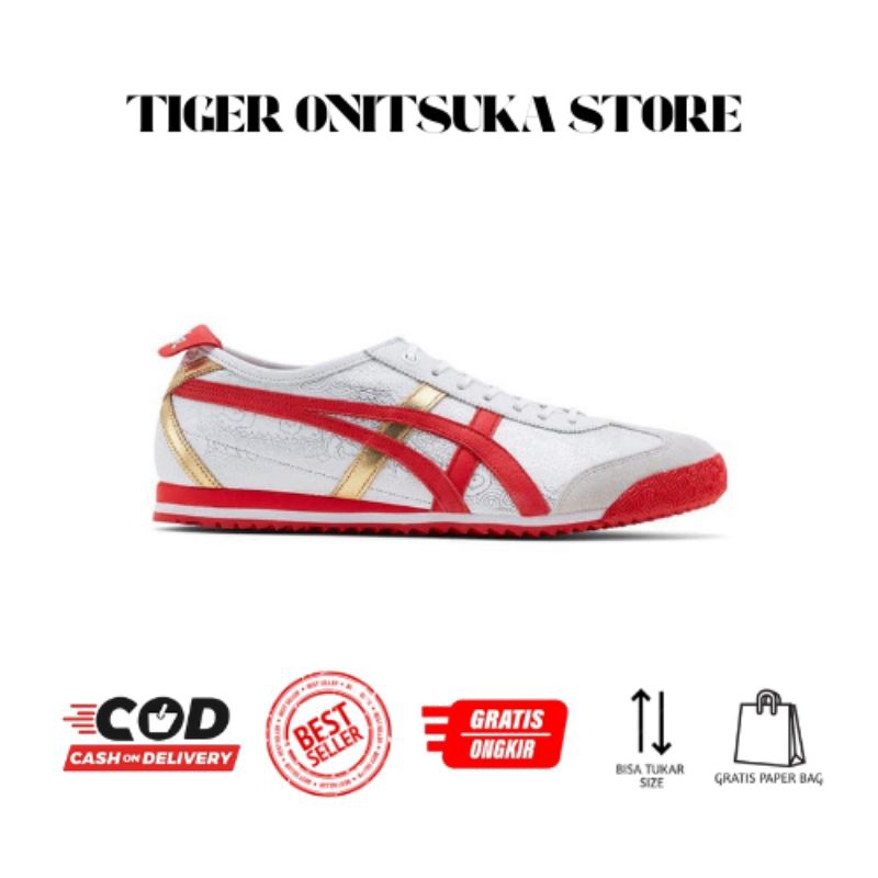Jual Sepatu Onitsuka Tiger Mexico 66 X Street Fighter Red | Shopee Indonesia