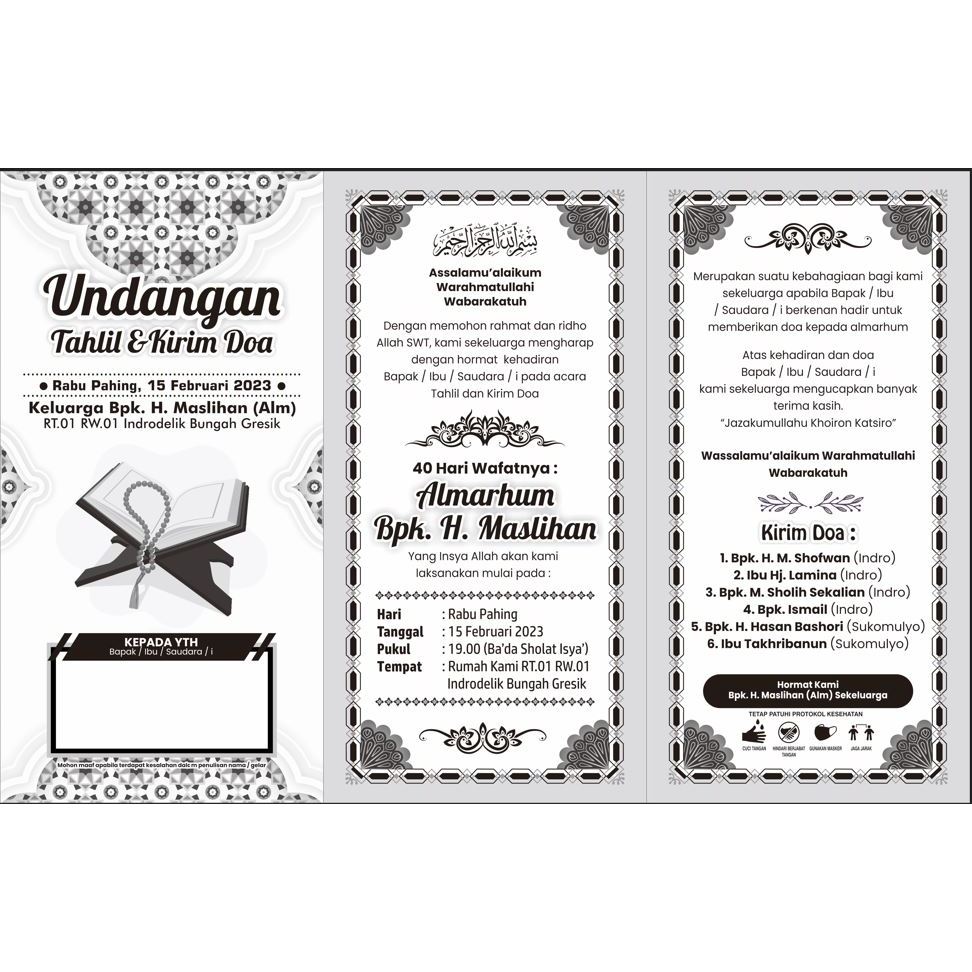 Jual Undangan Fotocopy Custom | Shopee Indonesia