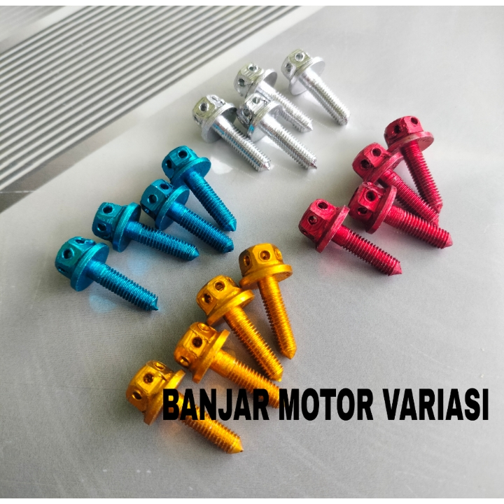 Jual 4 PCS BAUT VISOR PENDEK WINDSHIELD NMAX AEROX LEXI PROBOLT ...