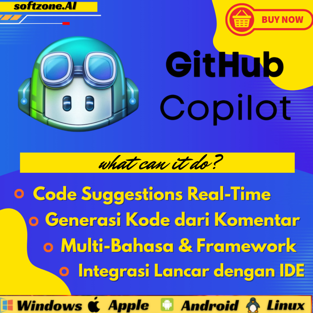 Jual LIFETIME GITHUB COPILOT PREMIUM | Shopee Indonesia