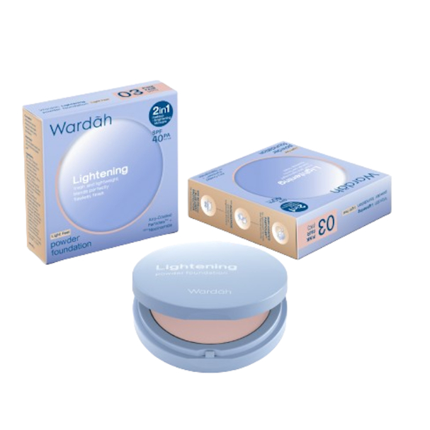 Jual BEDAK TWC WARDAH KACA / WARDAH LIGHTENING POWDER FOUNDATION / TWC ...