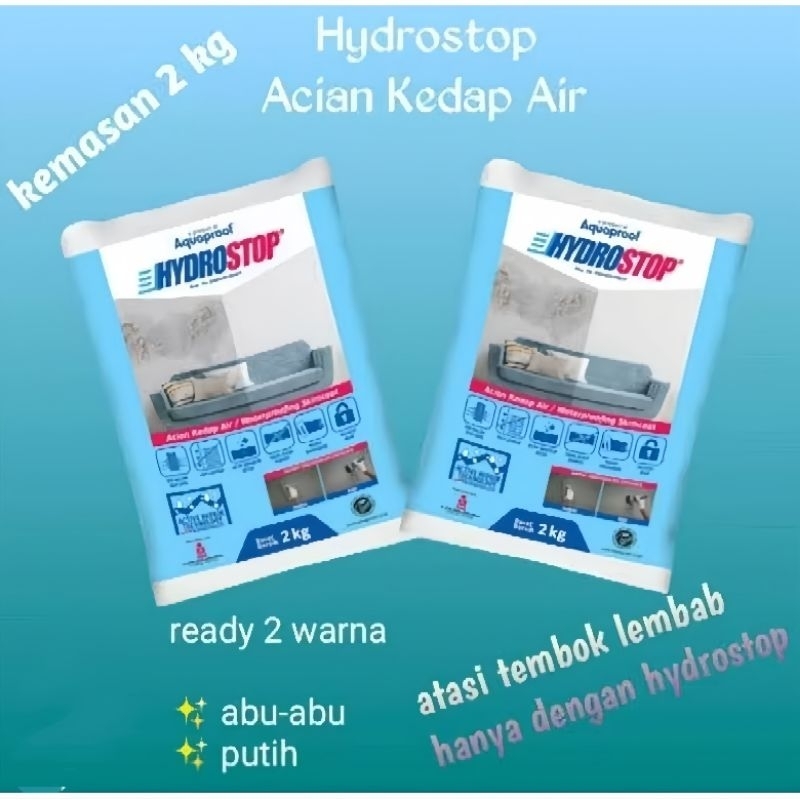 Jual Hydrostop 2kg, semen acian waterproofing (anti lembab tembok ...