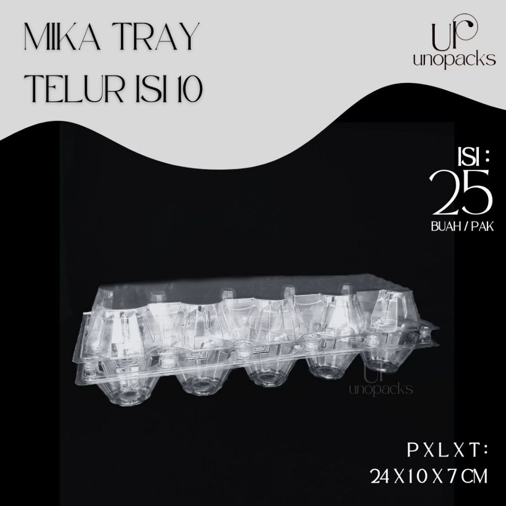 Jual MIKA TELUR/ EGG TRAY ISI 10 WADAH TELUR PLASTIK PLUS KANCING ...