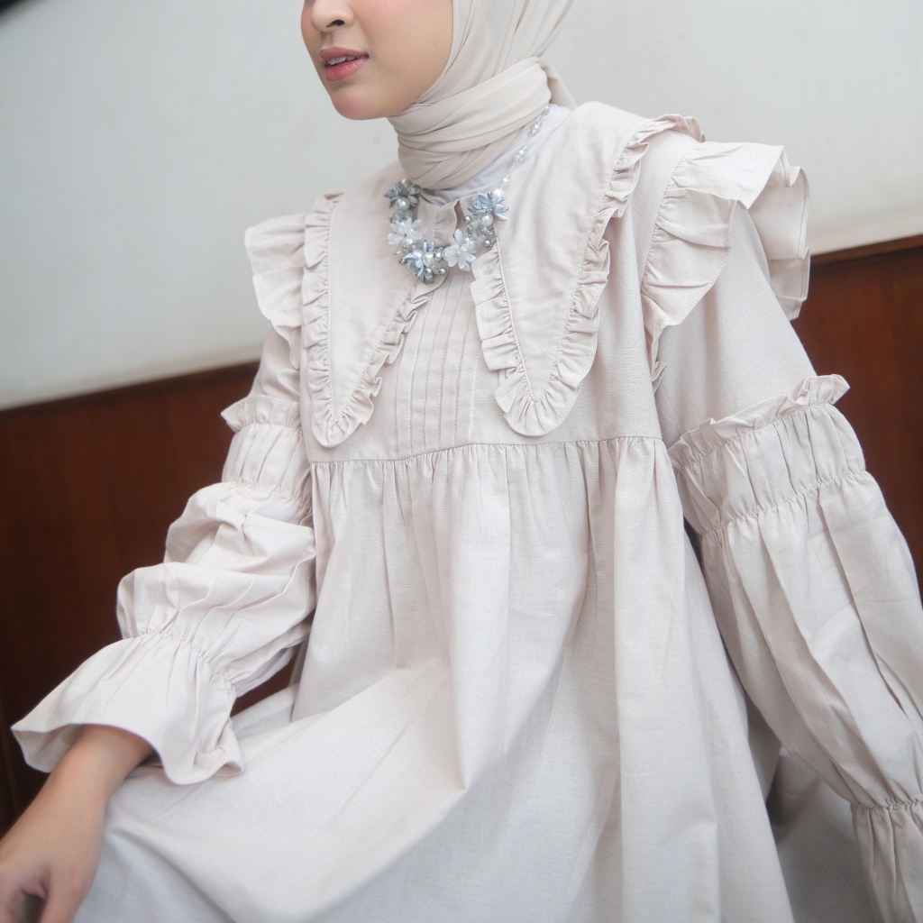 Jual Eclemix Atasan Wanita Kerah Peter Pan | Tunic Shinara | Tunik ...