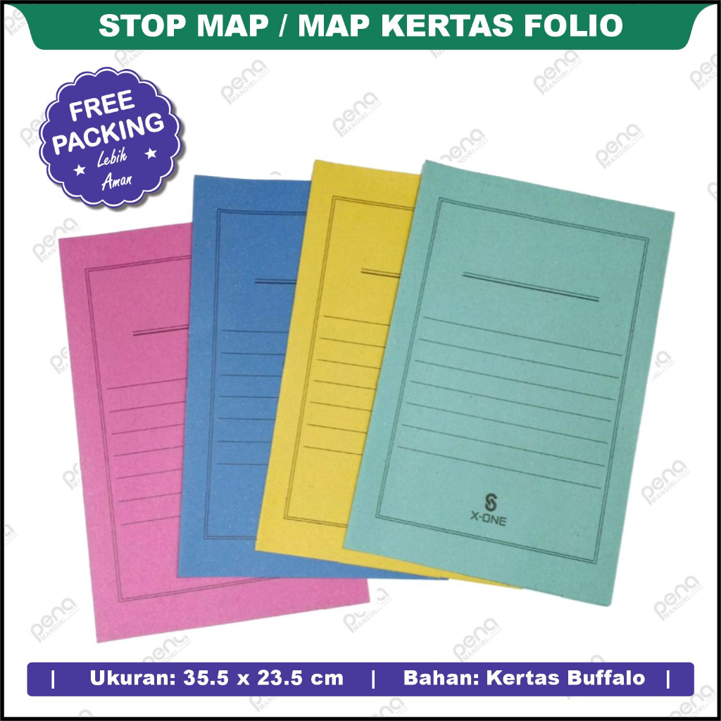 Jual Stopmap Map Kertas Folio F4 Warna Tebal | Shopee Indonesia