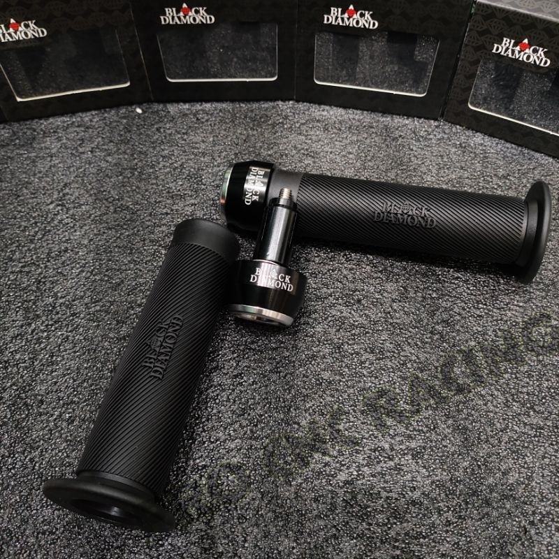 Jual Paket Grip Handgrip + Jalu Stang BlackDiamond BL - 066 Universal Semua Motor | Shopee Indonesia