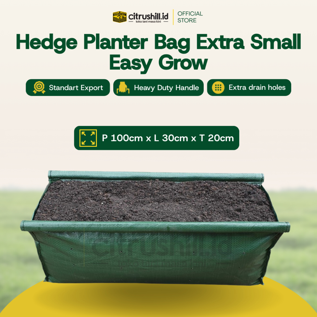 Jual HEDGE PLANTERBAG pot persegi panjang hedge bag planter - EXTRA ...