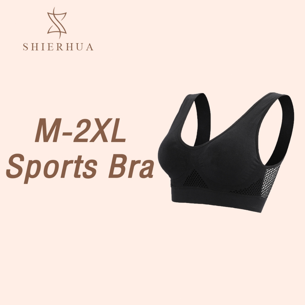 Jual SHIERHUA M-2XL 40-70kg Sport Bra bra wanita Bra one-piece yang ...