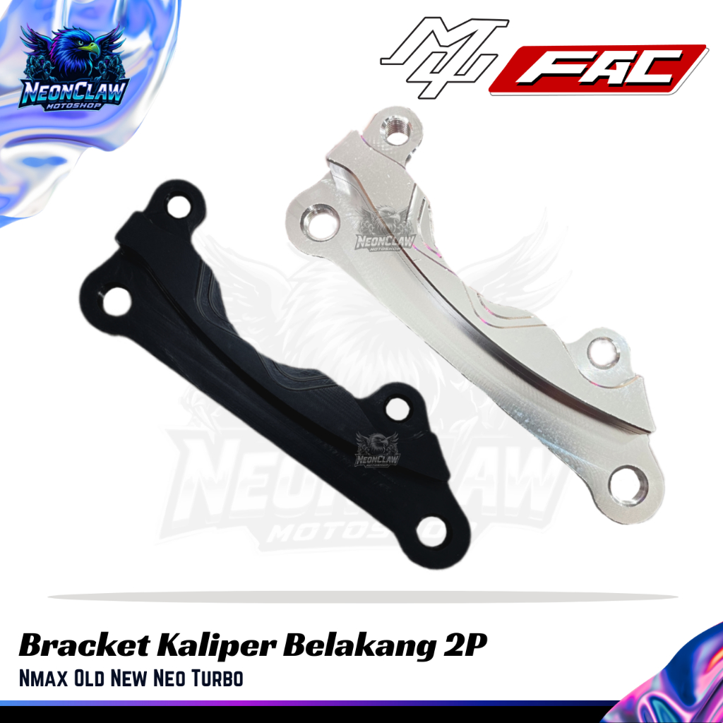 Jual Bracket Kaliper belakang 2 Piston 2p Disc Standard Nmax Old Neo Turbo Aerox Alpha | Shopee ...