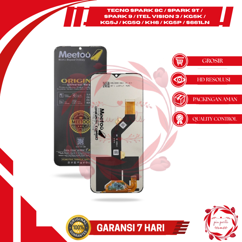 Jual LCD TECNO SPARK 8C / SPARK 9T / SPARK 9 / ITEL VISION 3 - Kg5k ...