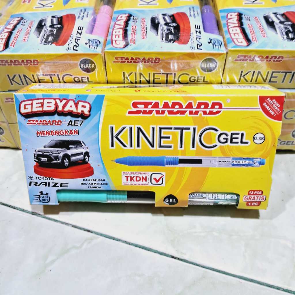 Jual (6 pcs) Standard Pen - Kinetic Gel 0.38 Pulpen Cetekan ( Pulpen ...
