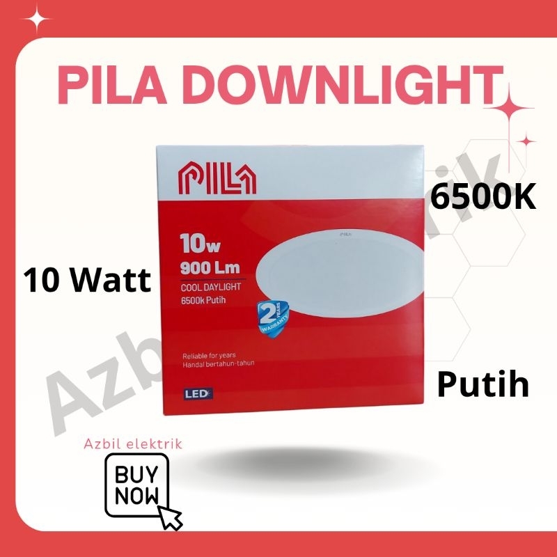 Jual PILA LED DOWNLIGHT 10 Watt 6500K - Putih | Shopee Indonesia