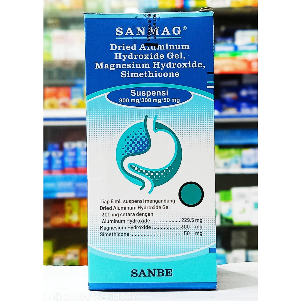 Jual Sanmag 𝐒𝐢𝐫𝐮𝐩 𝟏𝟐𝟎𝐌𝐋 - Meredakan Asam Lambung, Kembung, Sakit Ulu ...