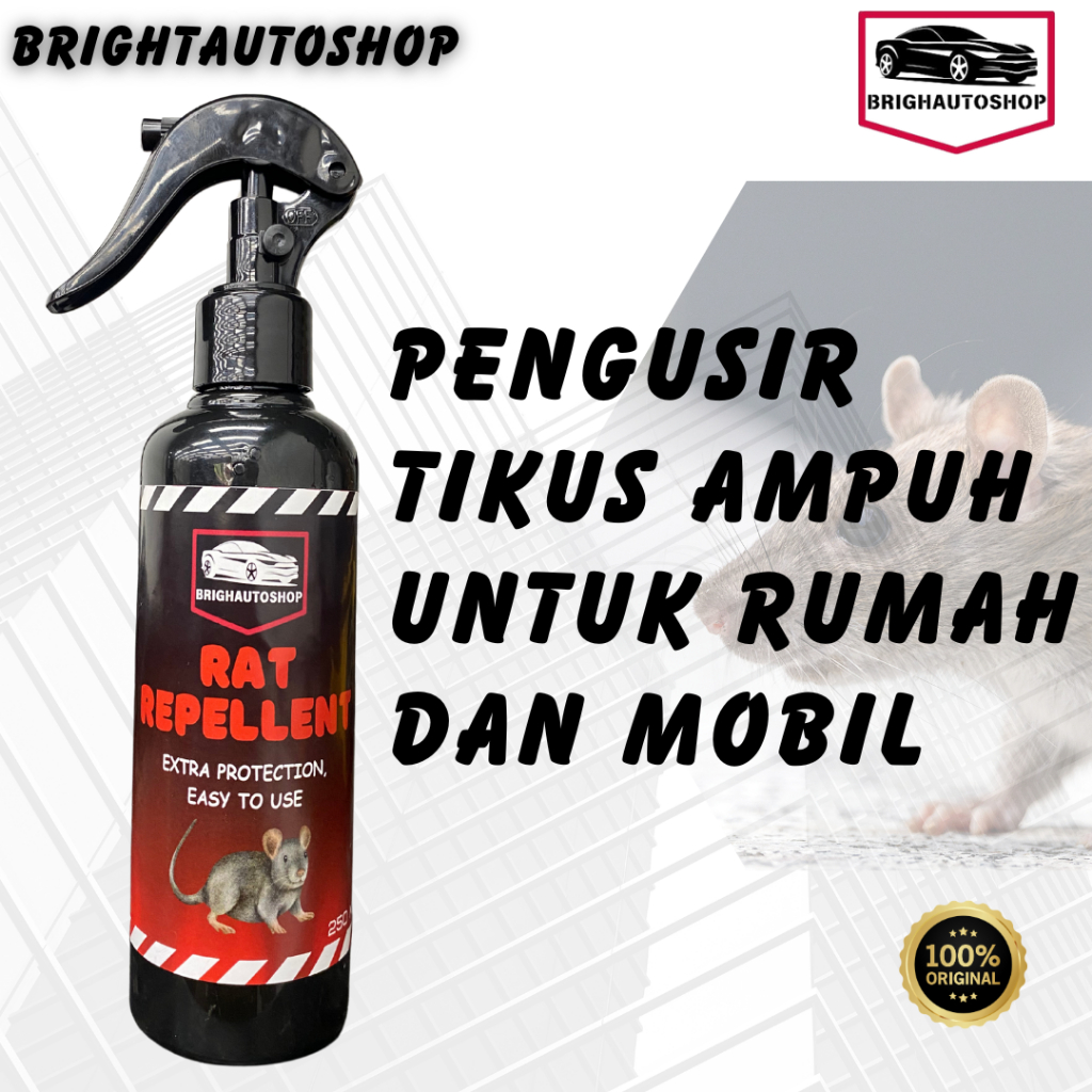 Jual Bright Pengusir/Tikus/Rodent/Spray/Rumah/Mobil/Kap Mesin/Semprotan ...