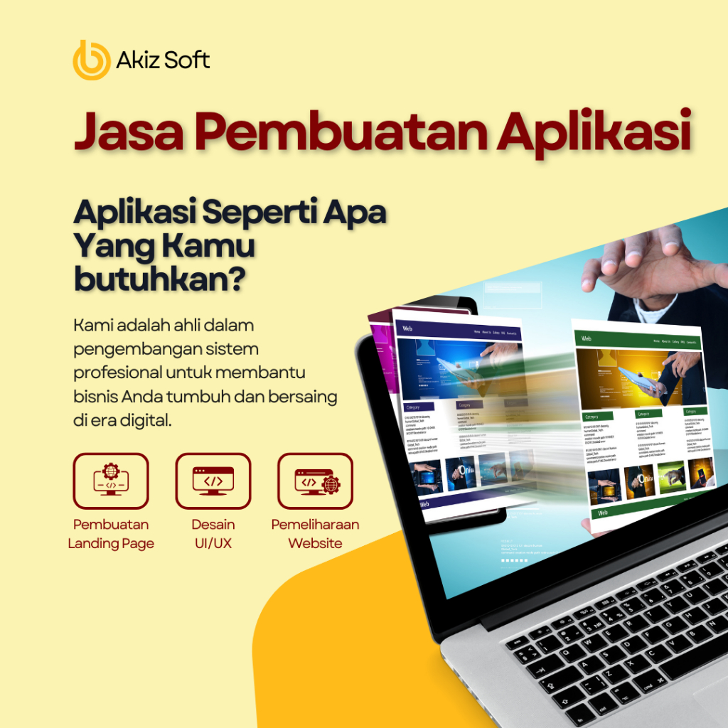Jual Jasa Pembuatan Aplikasi Berbasis Web Laravel, PHP Native, CodeIgniter, YII – Custom Sesuai ...