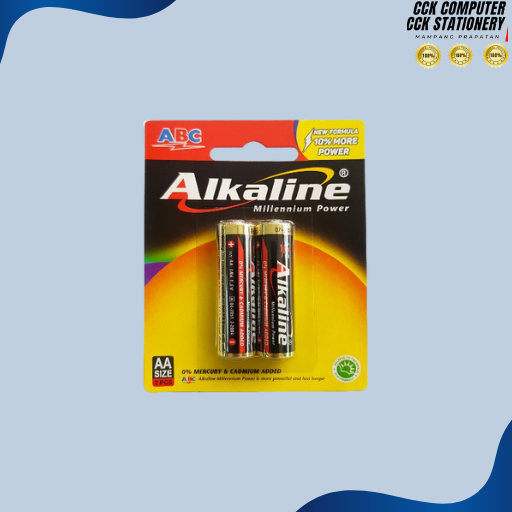Jual Baterai ABC Alkaline AA / Battery Jam Dinding AA isi 2 Pcs ...