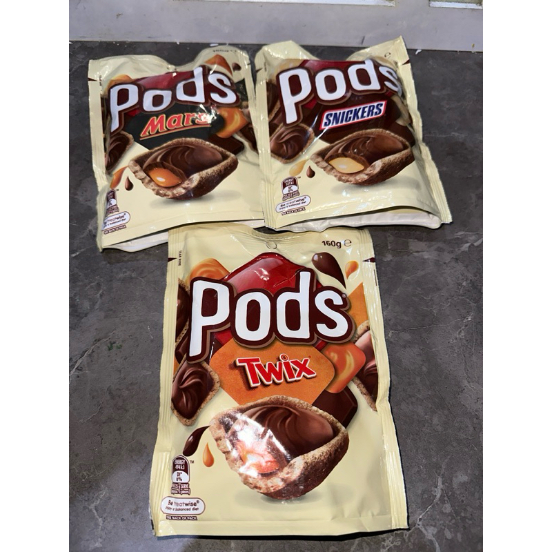 Jual chocolate pods ( mars, snickers, twix ) asli Australia | Shopee ...