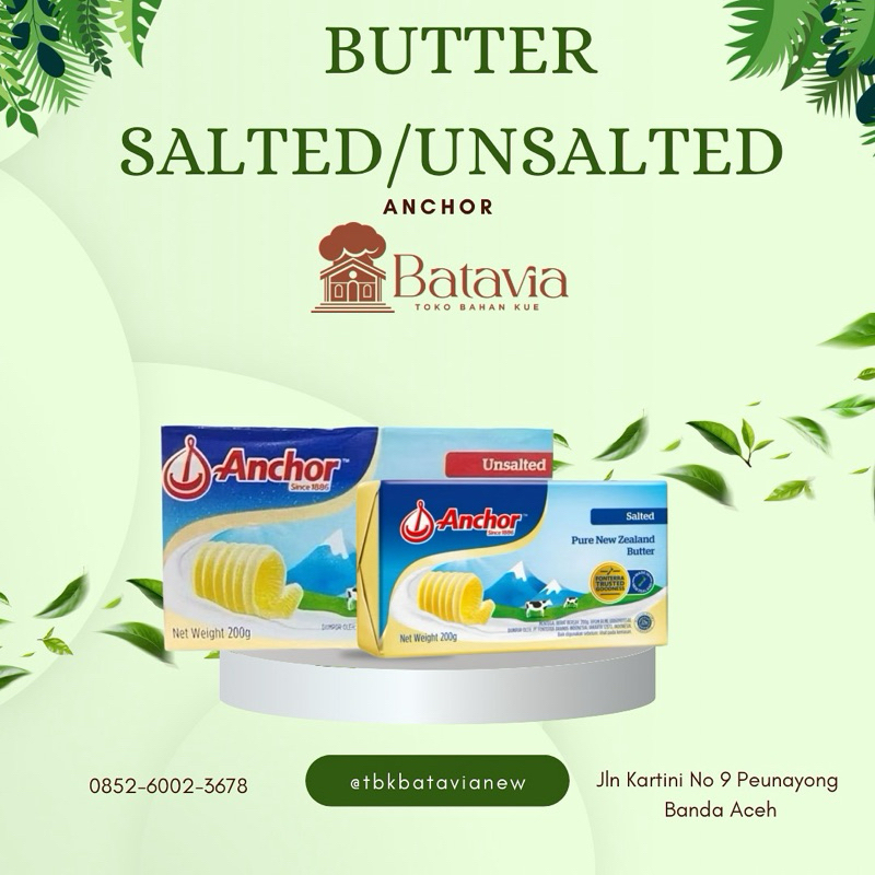 Jual Anchor Butter Pure New Zealand I Salted - Unsalted Butter Anchor I ...