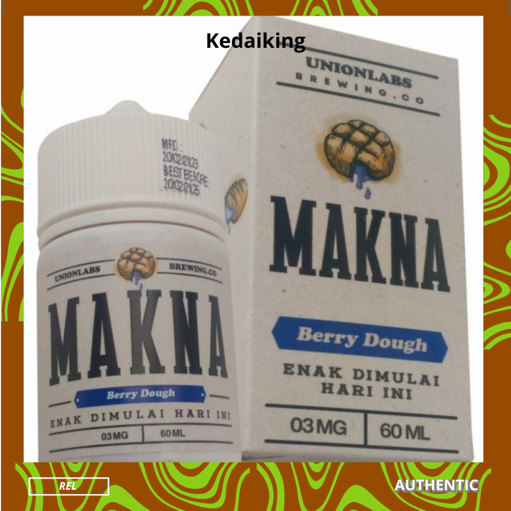 Jual MAKNA V1 BERRY DOUGH FREEBASE 60ML BY UNION LABS 100% AUTHENTIC ...