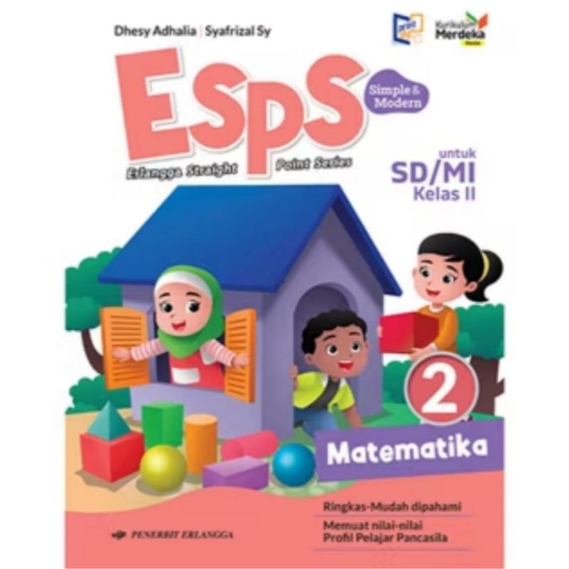Jual BUKU ESPS MATEMATIKA KELAS 2 SD/MI KURIKULUM MERDEKA REVISI ERLANGGA | Shopee Indonesia