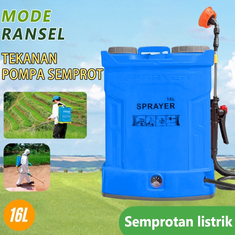 Jual Lekepu Sprayer Elektrik 16Liter Alat Semprot Tanaman Pertanian ...