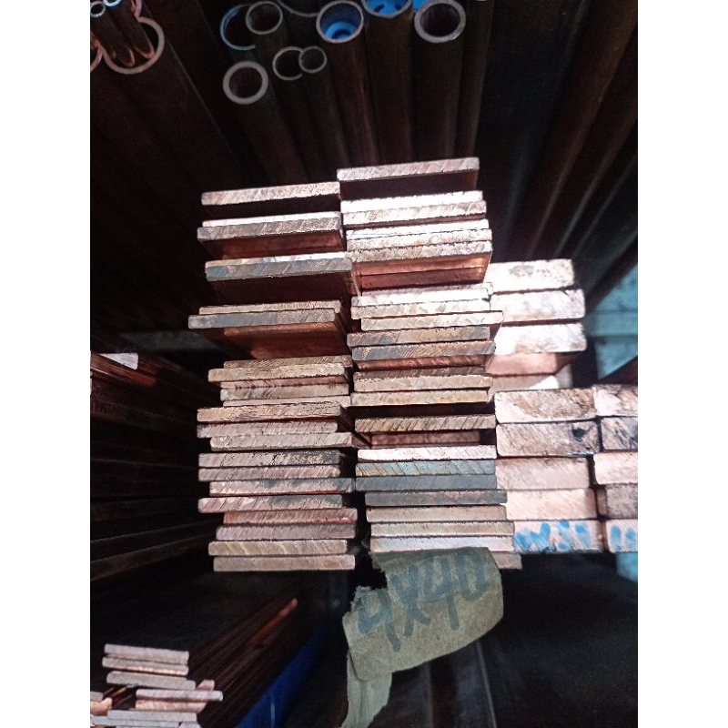 Jual Plat Tembaga Tebal 10mm x 100mm x 500mm Tembaga Murni | Shopee ...