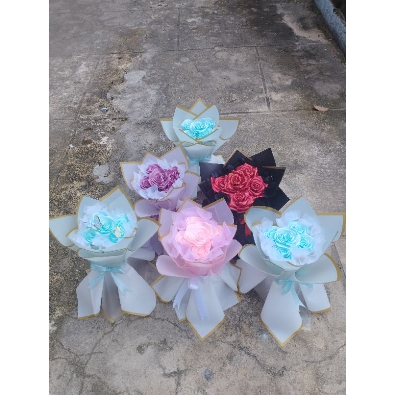 Jual buket bunga pita satin 5 tangkai | Shopee Indonesia