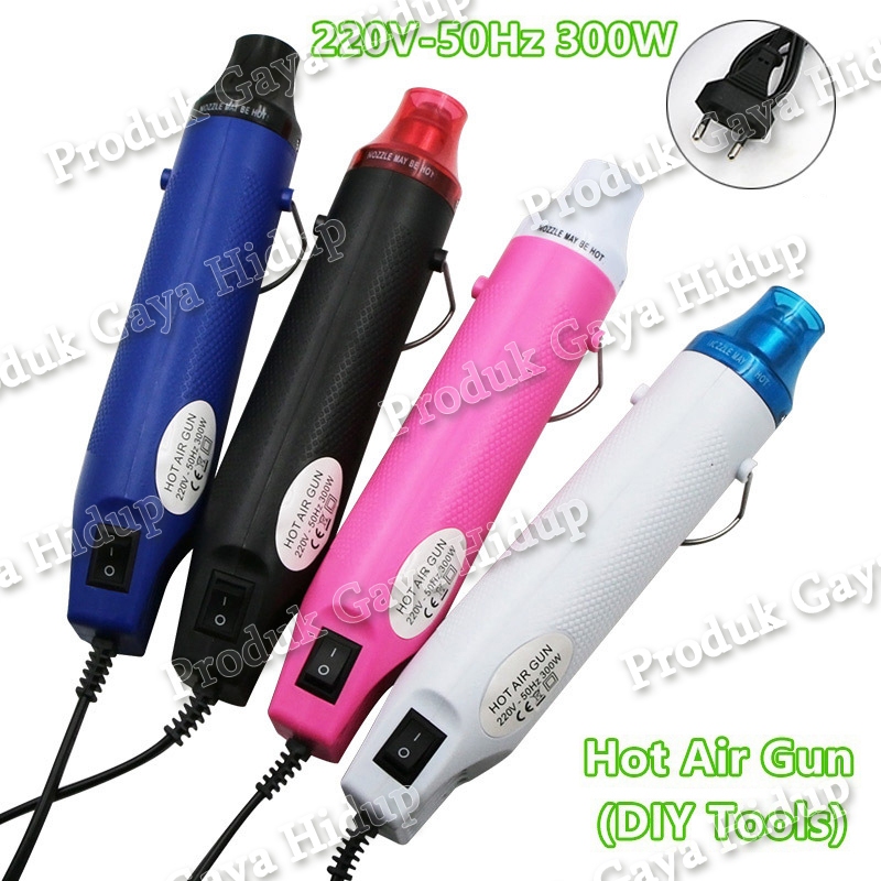 Jual Mesin Heat Gun Mini Low Watt - Hot Air Gun - Pemanas 300W - Alat ...