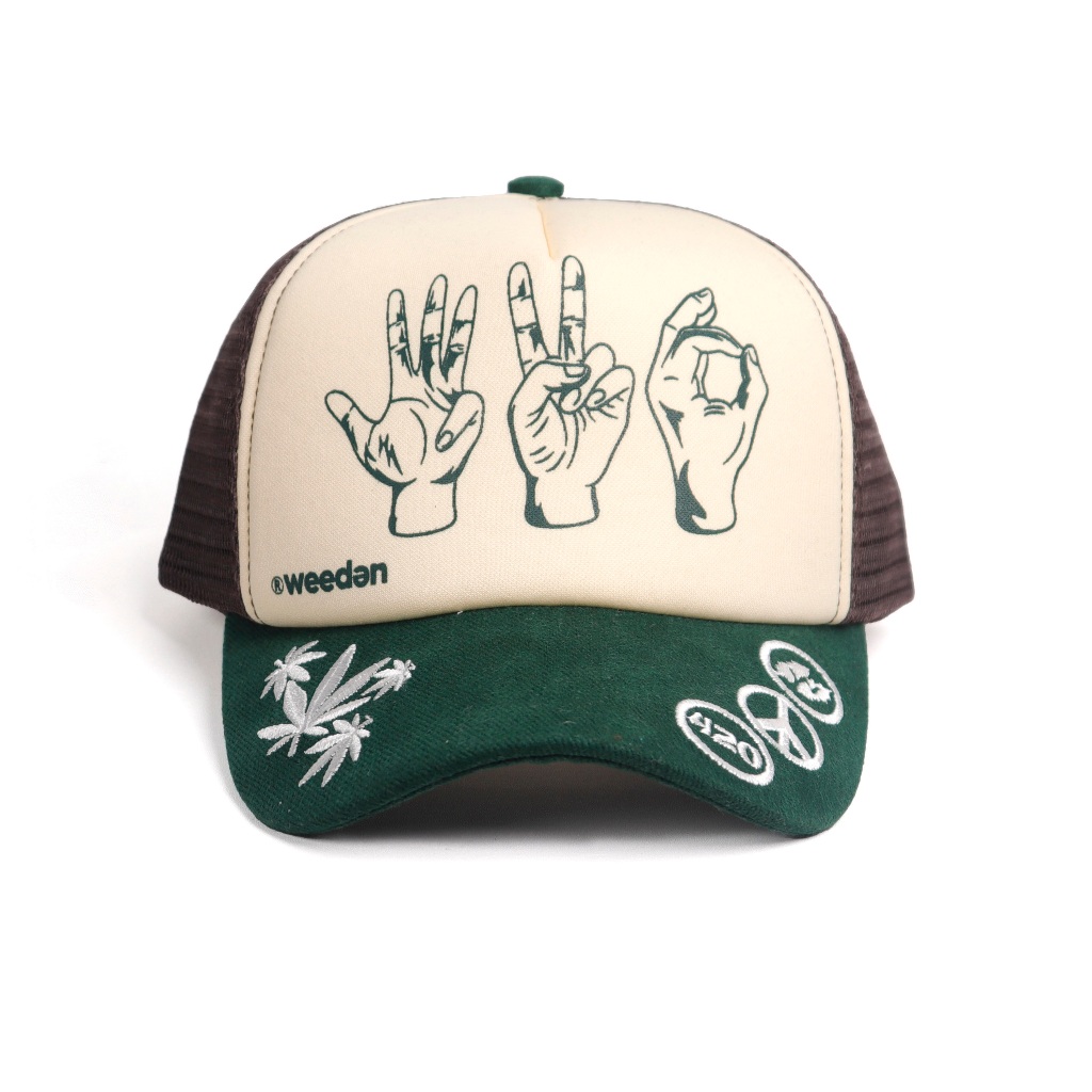 Jual Weedan - Hand Sign Classic Trucker Cap - Topi Jaring | Shopee ...