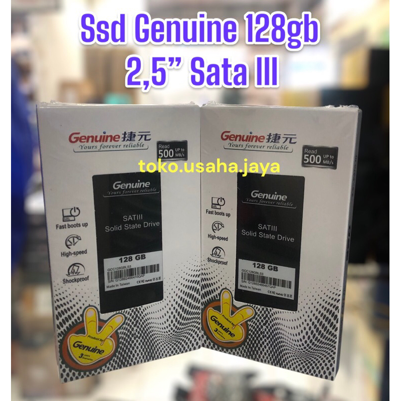Jual SSD GENUINE 128GB SATA III 2,5” GARANSI 3 TAHUN | Shopee Indonesia