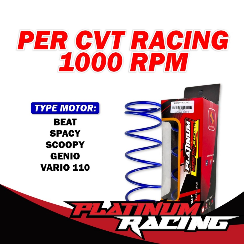 Jual PER CVT RACING 1000 RPM BEAT / SCOOPY / GENIO / VARIO 110 KARBU ...