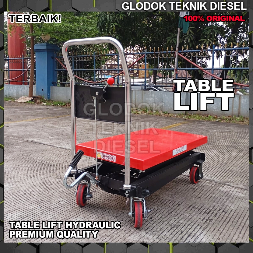 Jual Table Lift Hydraulic 750 KG x 1500 | 1020 mm HD Scissor Hand Lift ...