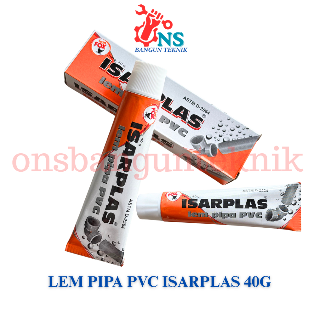 Jual LEM PIPA PVC ISARPLAS 40 G - LEM PARALON ORIGINAL | Shopee Indonesia