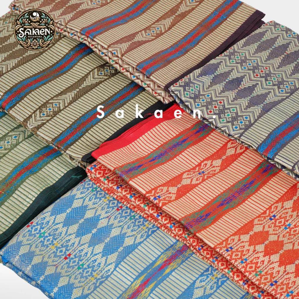 Jual KAIN TENUN SONGKET THAILAND SET SELENDANG MURAH | Shopee Indonesia