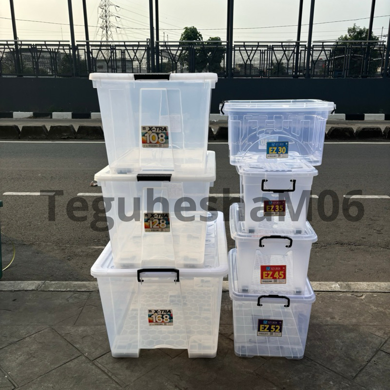 Jual Promo Container Box Ezy Clear Kontainer Box Ezy Bening 10 15 18 30 35 45 52 78 108 128 148 ...