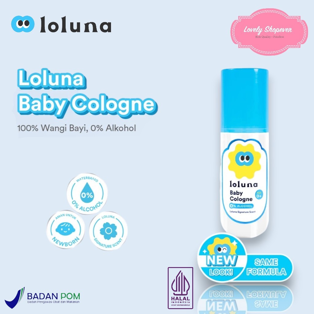 Jual Loluna Baby Cologne 100ml - Parfum Bayi tahan lama untuk Kulit ...