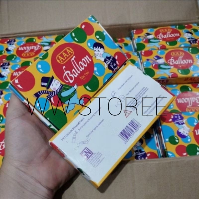 Jual BALON TIUP AAA JADUL Harga 1 box isi 32pcs | Shopee Indonesia
