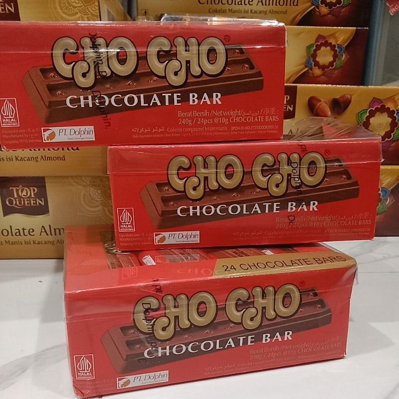 Jual CHO CHO CHOCOLATE BAR(240gram) | Shopee Indonesia