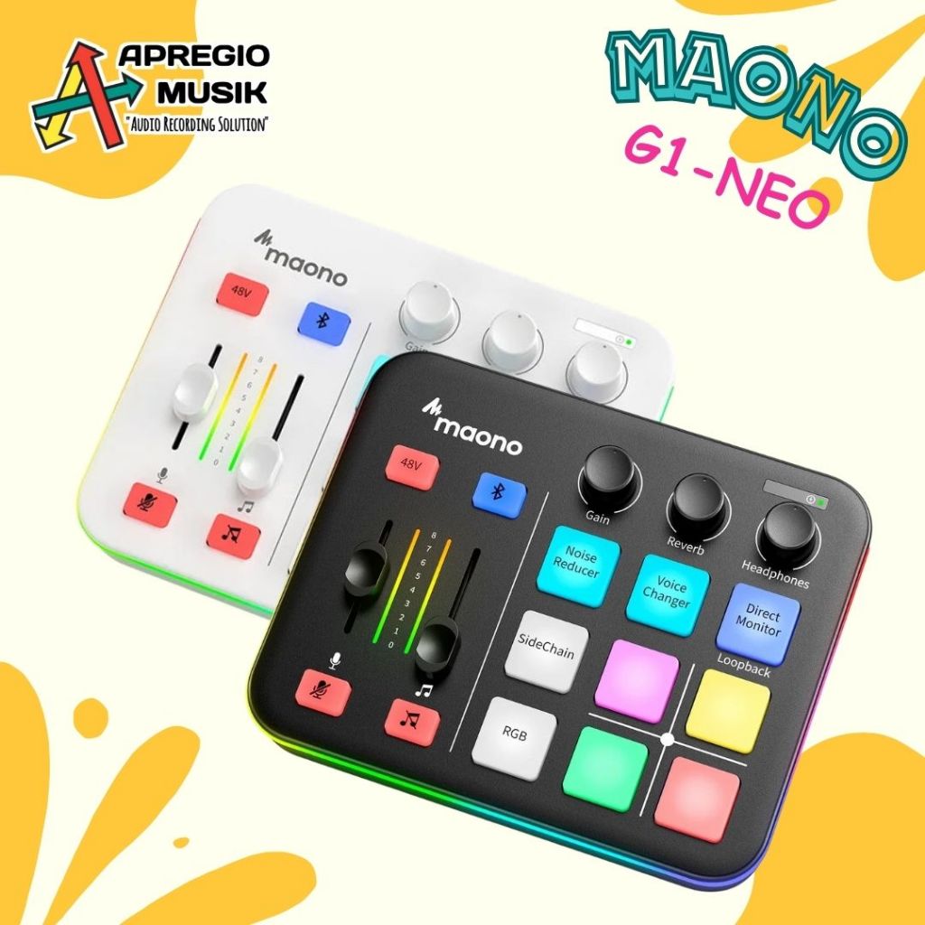 Jual Maono G1 Neo G1neo Live Streaming Audio Interface - Soundcard loopback Gaming Podcast ...