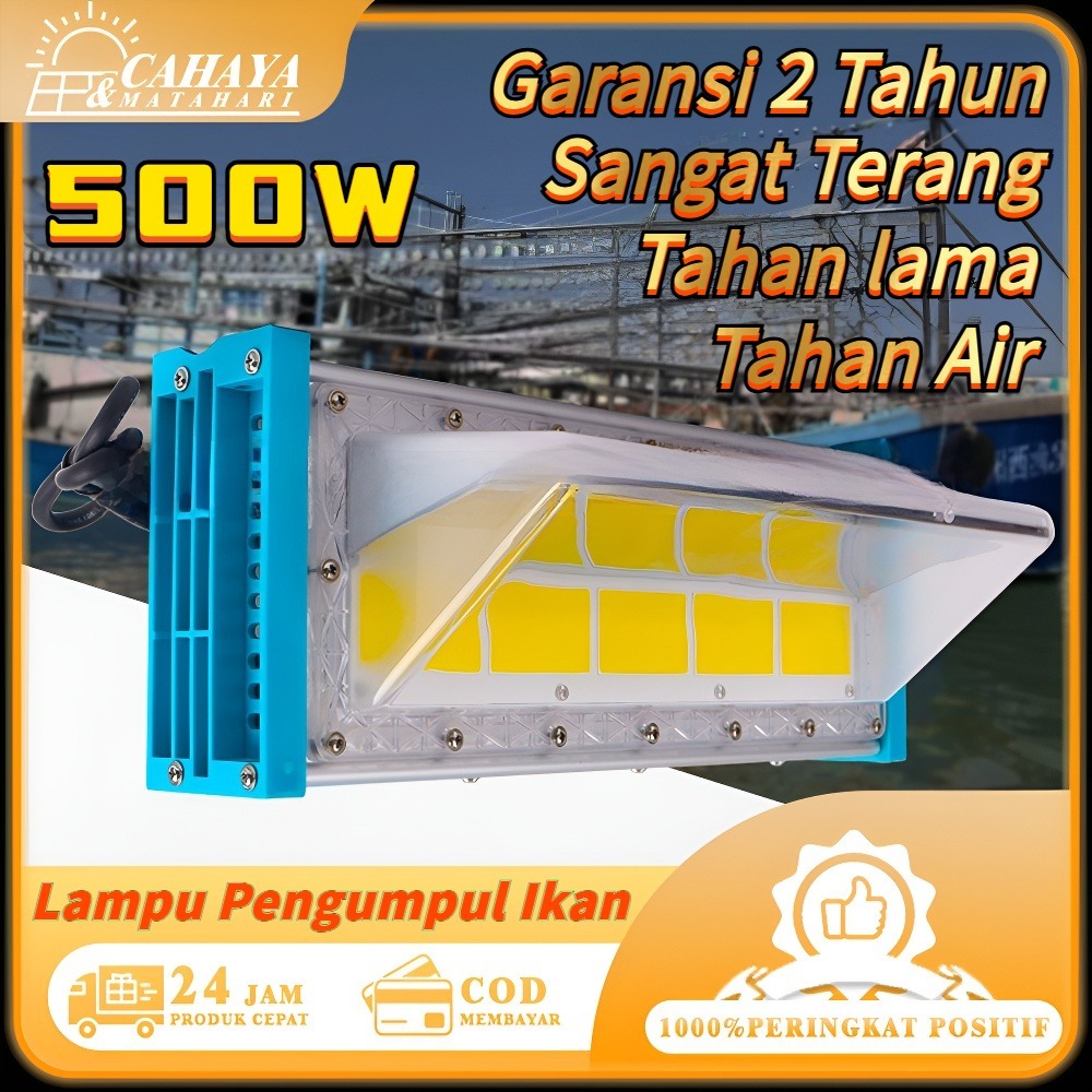 Jual LAMPU LED KAPAL 500W/Lampu Pengumpul Ikan Perahu Nelayan/500W ...